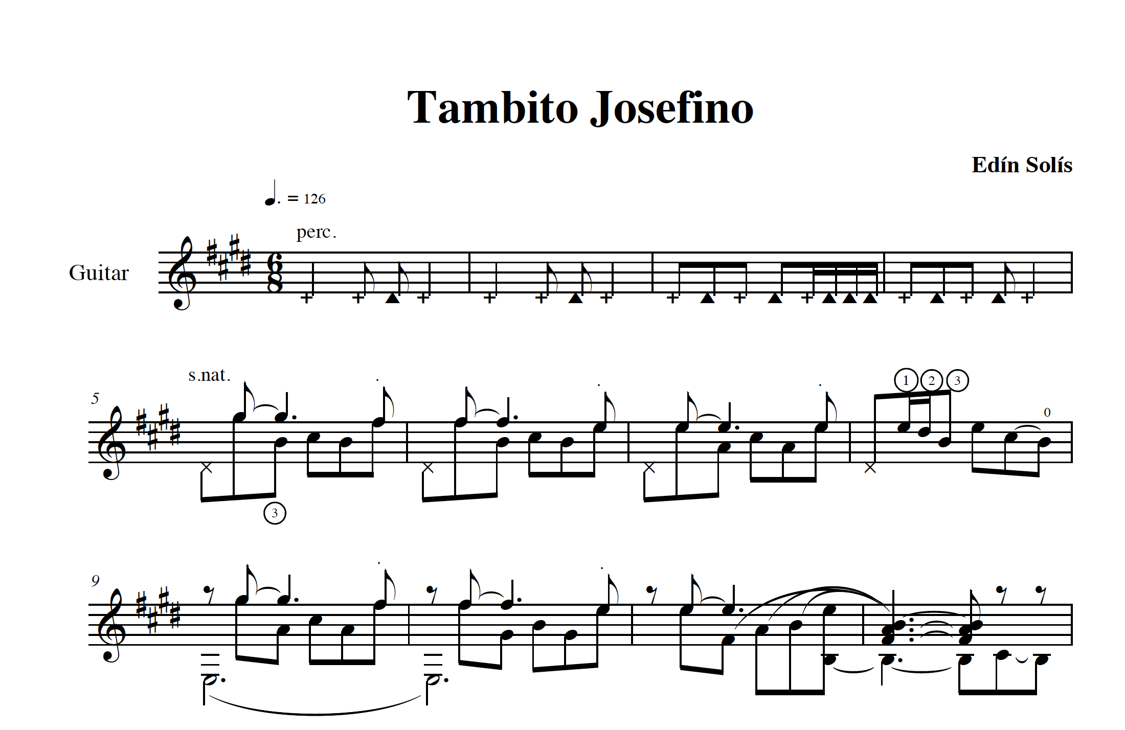 Tambito Josefino - Edin Solis