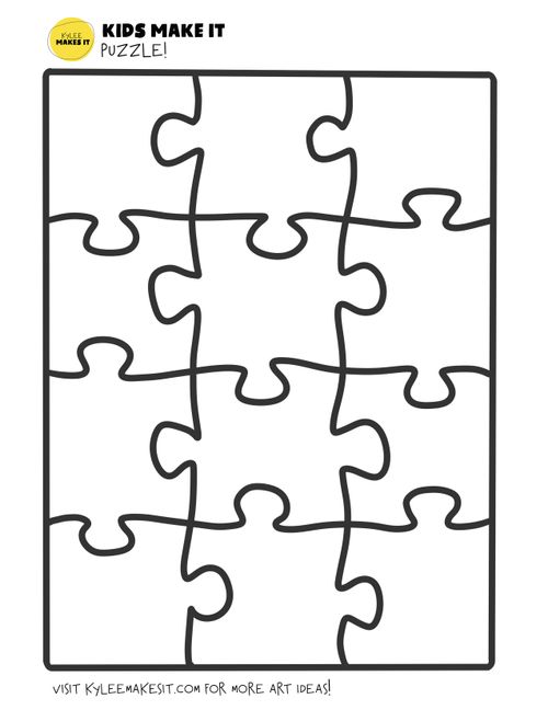 Kylee Makes It - Puzzle Printable