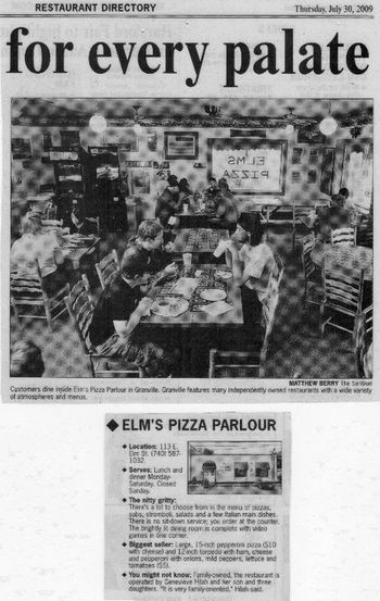 Elm's Pizza Parlor - OUR PIZZA FAMILY (PHOTOS)