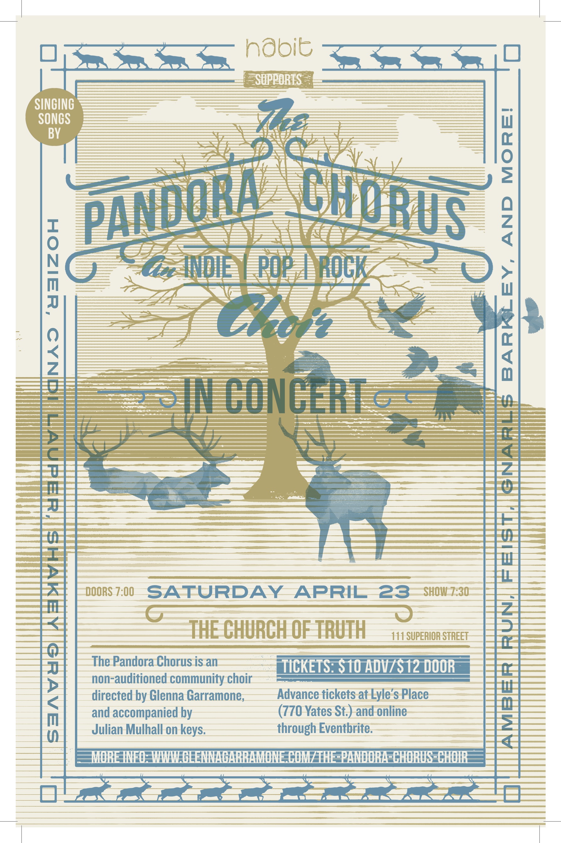 The Pandora Chorus in Concert, Saturday, April 23