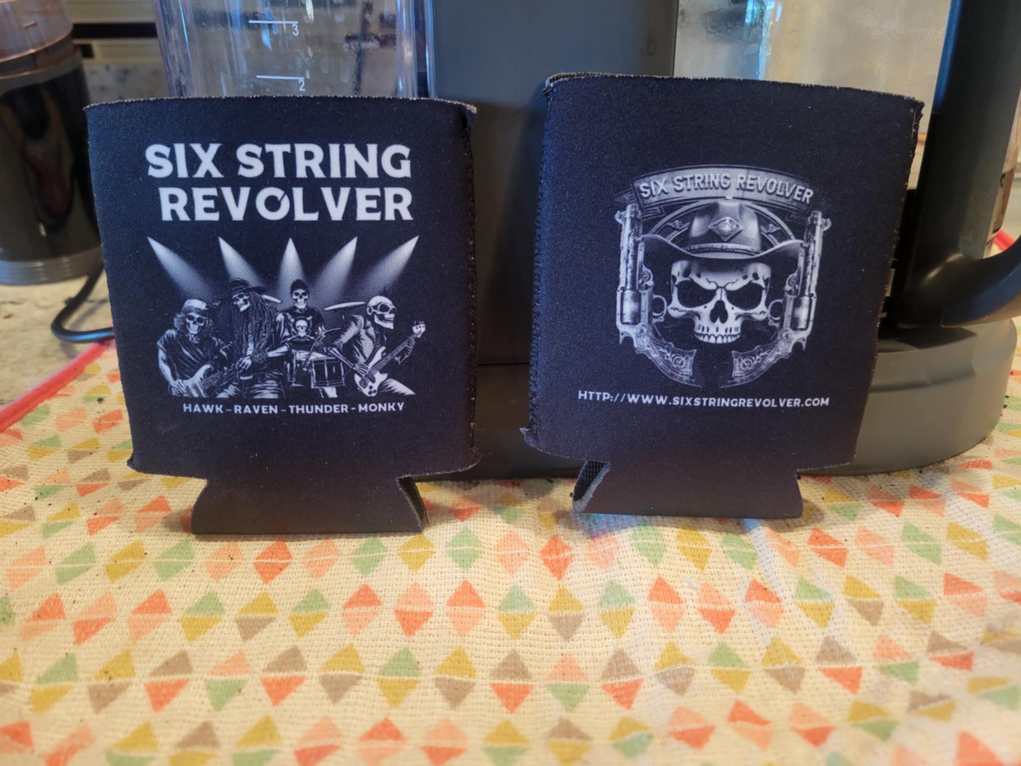 Koozie 2 sided - Six String Revolver
