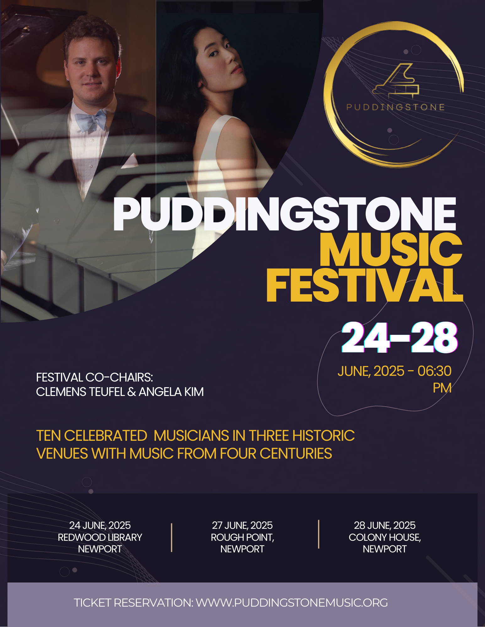 Launching Puddingstone Music Festival June 24-28