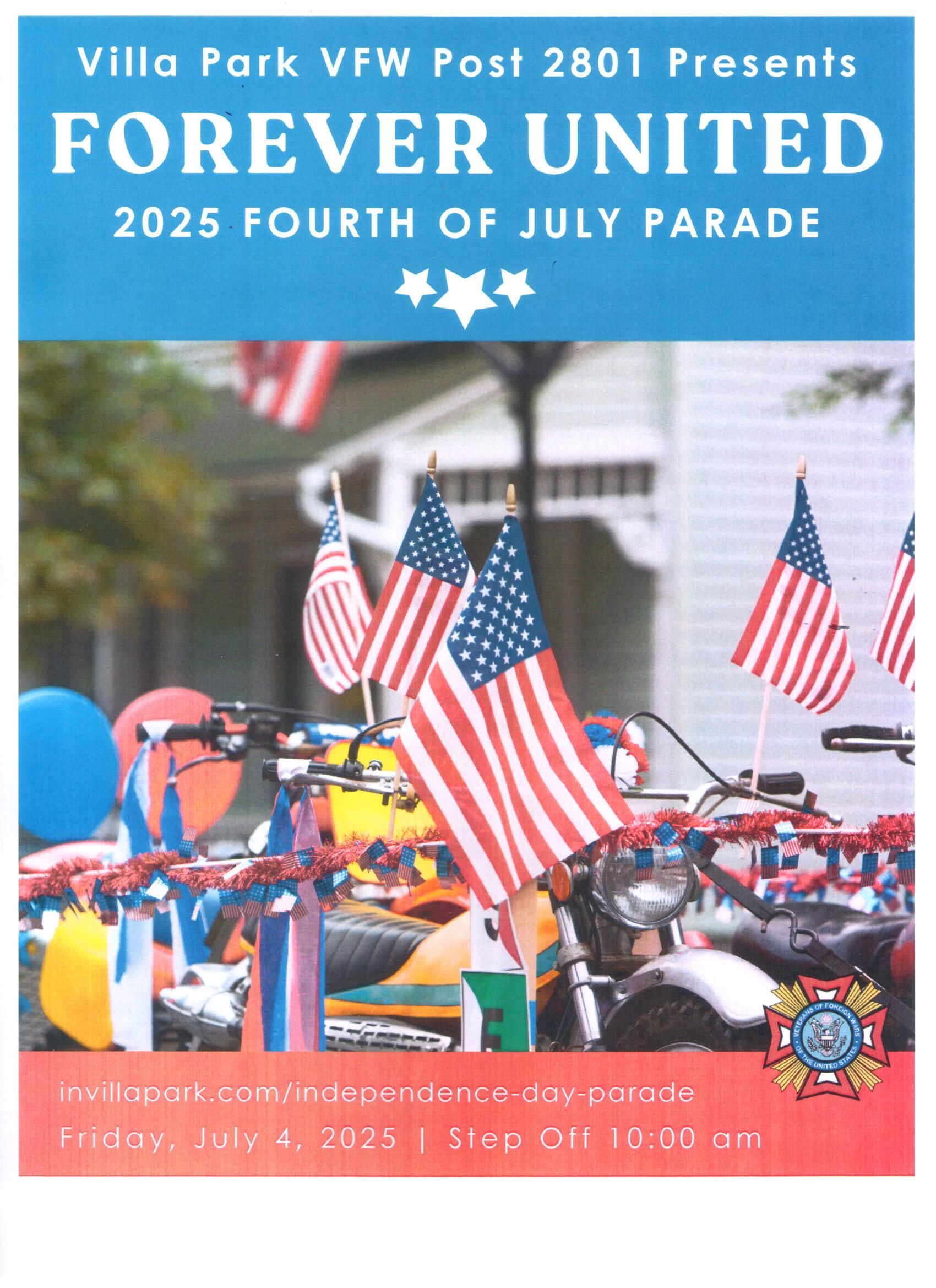Villa Park VFW Post 2801 - July 4th Parade
