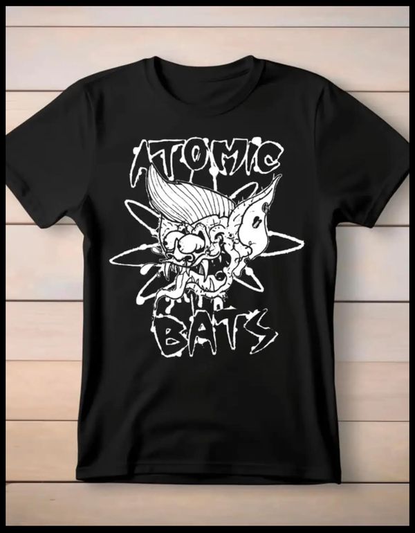 BW The Atomic Bats T-shirt - The Atomic Bats