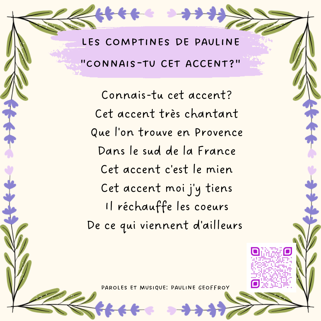 Les comptines de Pauline - Paroles