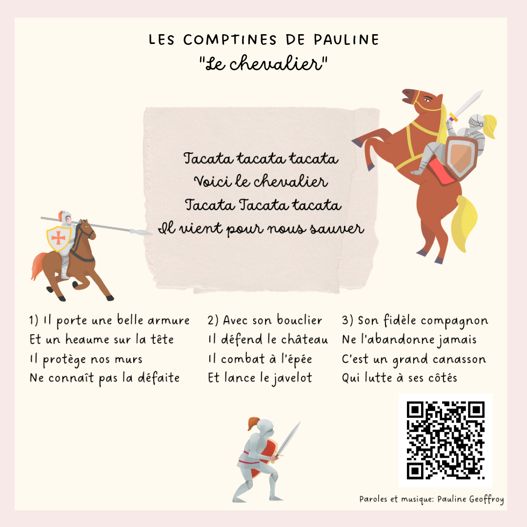 Les comptines de Pauline - Paroles