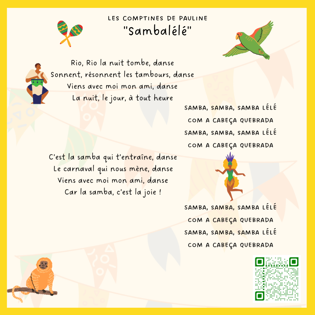 Les comptines de Pauline - Paroles