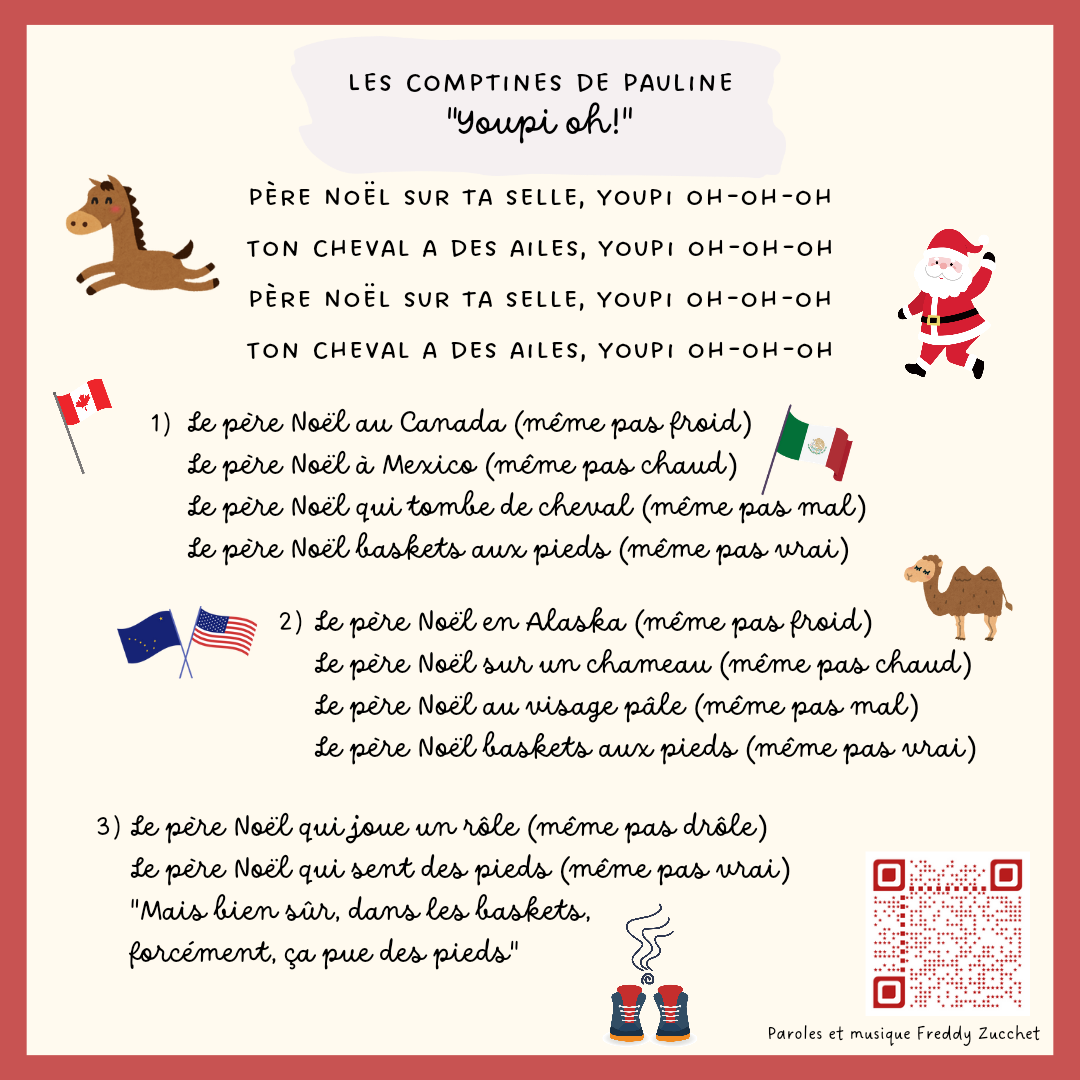 Les comptines de Pauline - Paroles