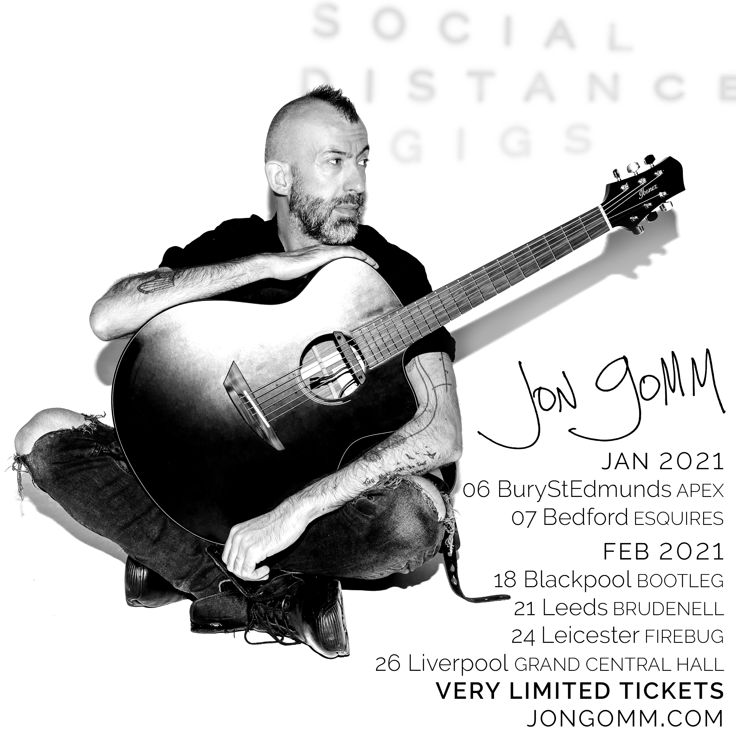 Social Distance Gigs - now moved to JANUARY / FEBRUARY