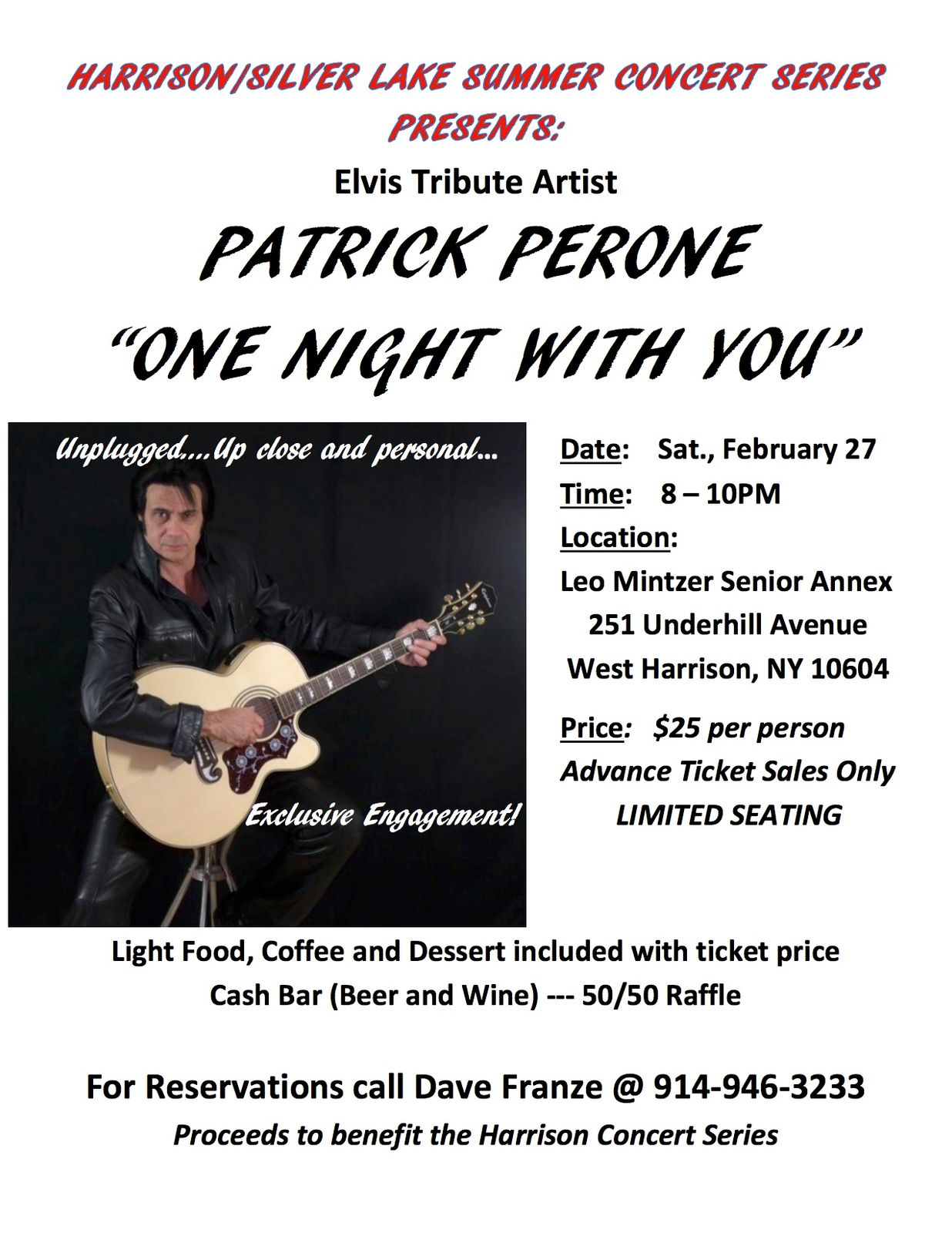 PATRICK PERONE ELVIS TRIBUTE ARTIST - Photos
