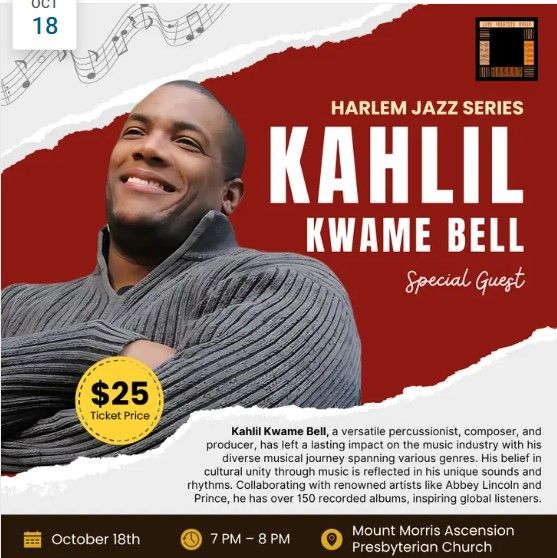 Kahlil Kwame Bell - Events