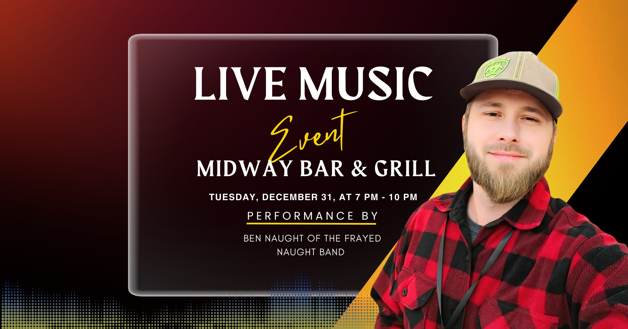 New Years Eve Party @ Midway Bar & Grill, 7-10p