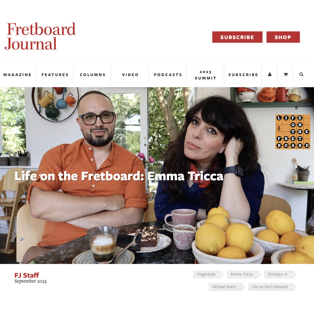 LIFE ON THE FRETBOARD - EMMA TRICCA
