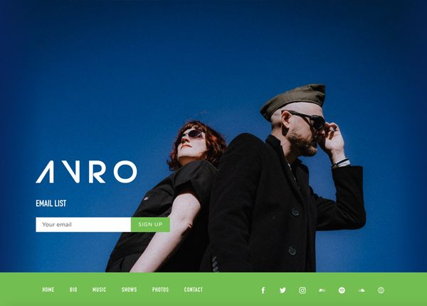 Best Band and Musician Websites | Bandzoogle Reviews and Examples