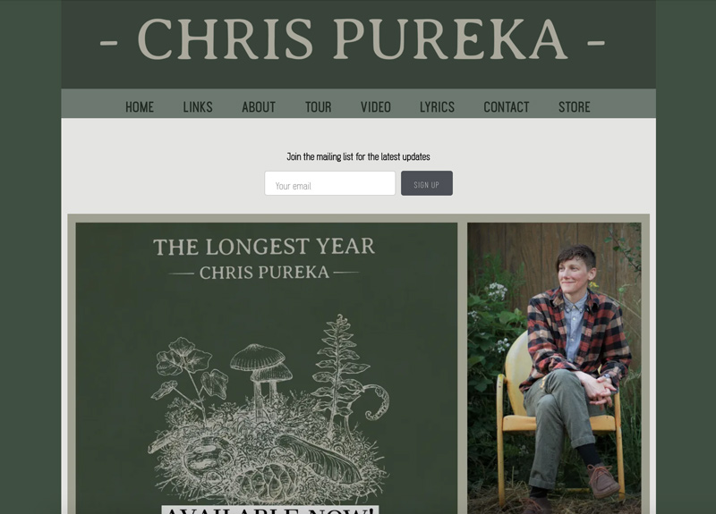 Best Band and Musician Websites | Bandzoogle Reviews and Examples