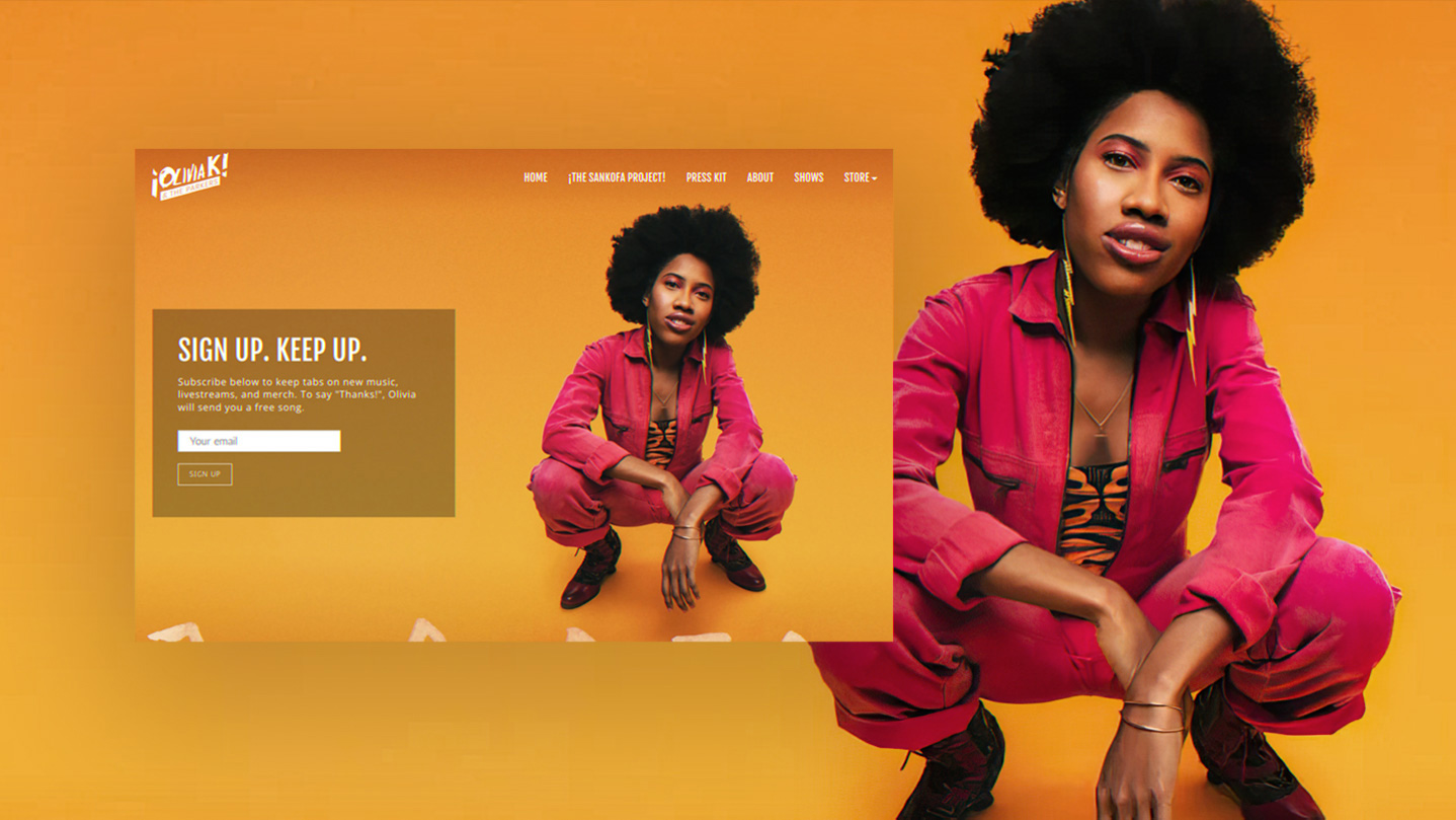 15 of the best music website designs | Bandzoogle Blog