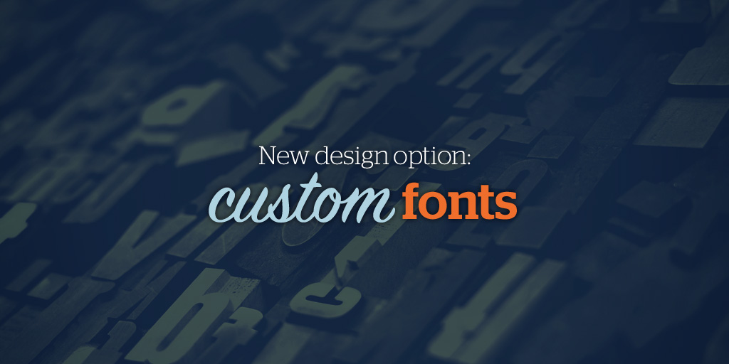 New Design Option: Custom Fonts | Bandzoogle Blog