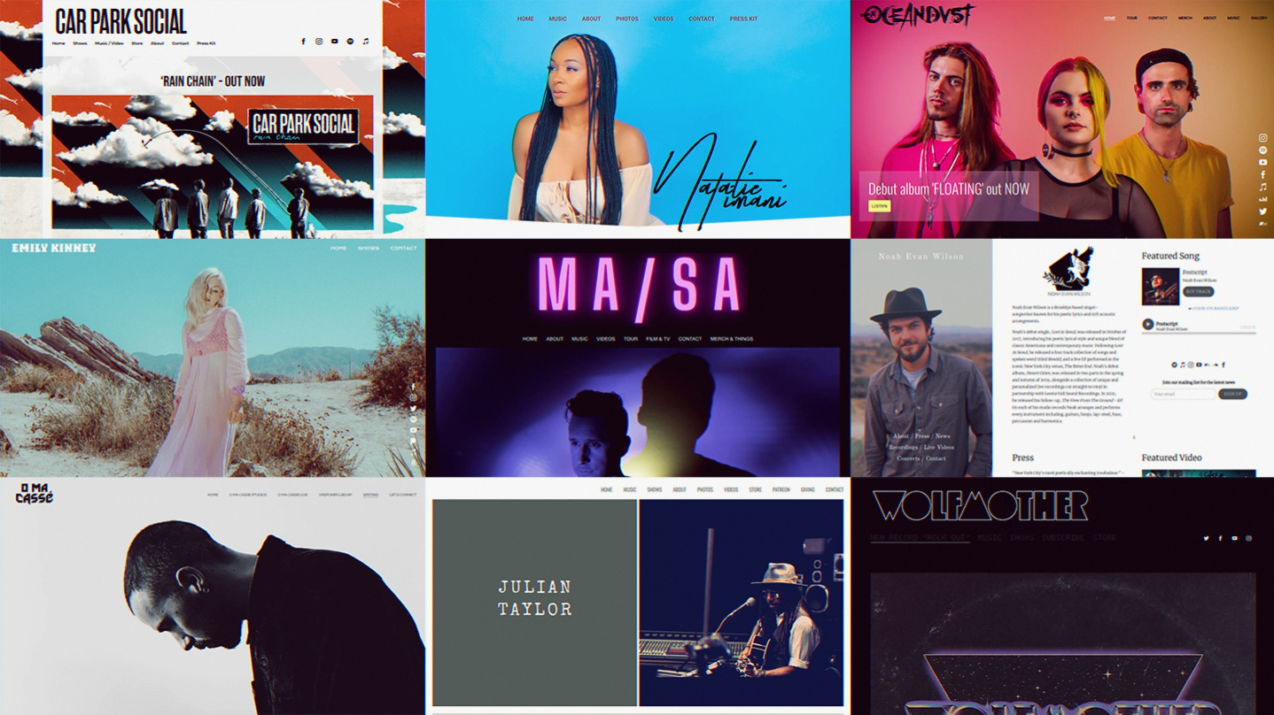 How to make a music website | Bandzoogle Blog