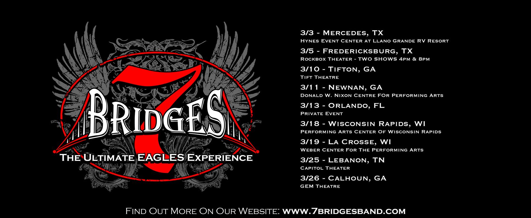 7 Bridges : The Ultimate EAGLES Experience (Eagles Tribute Band)