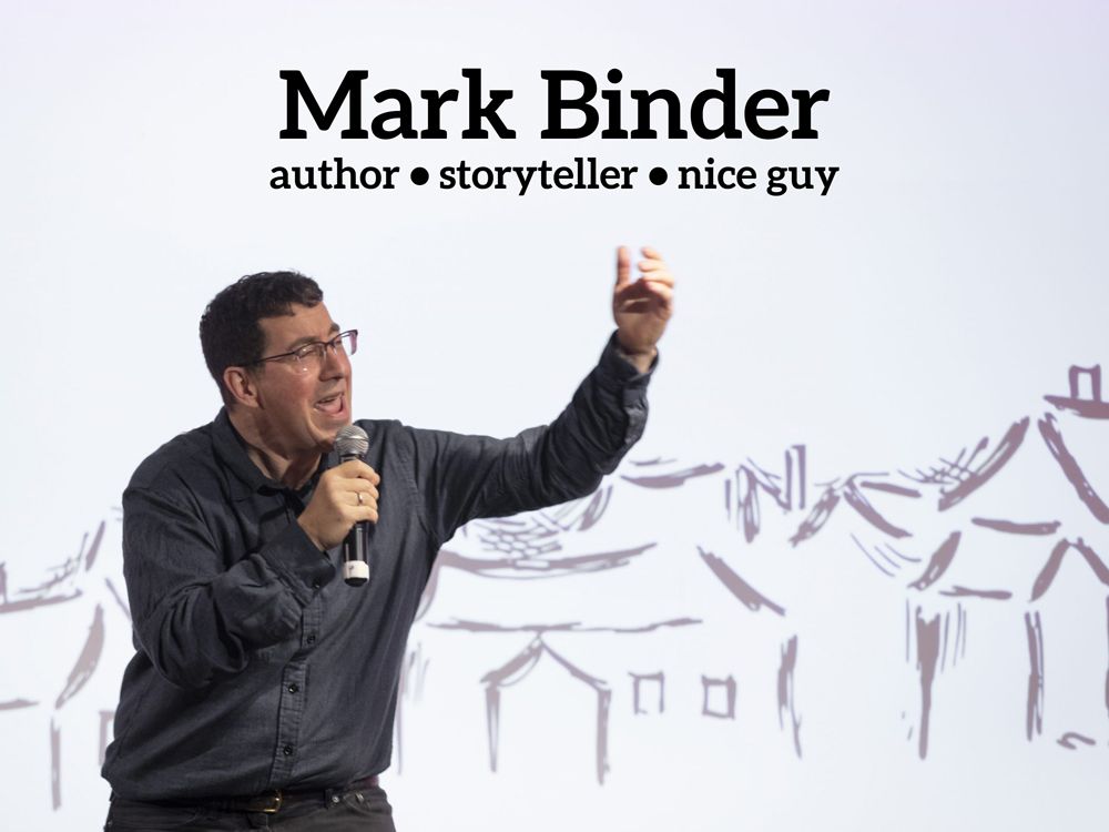Mark Binder - author • storyteller • nice guy