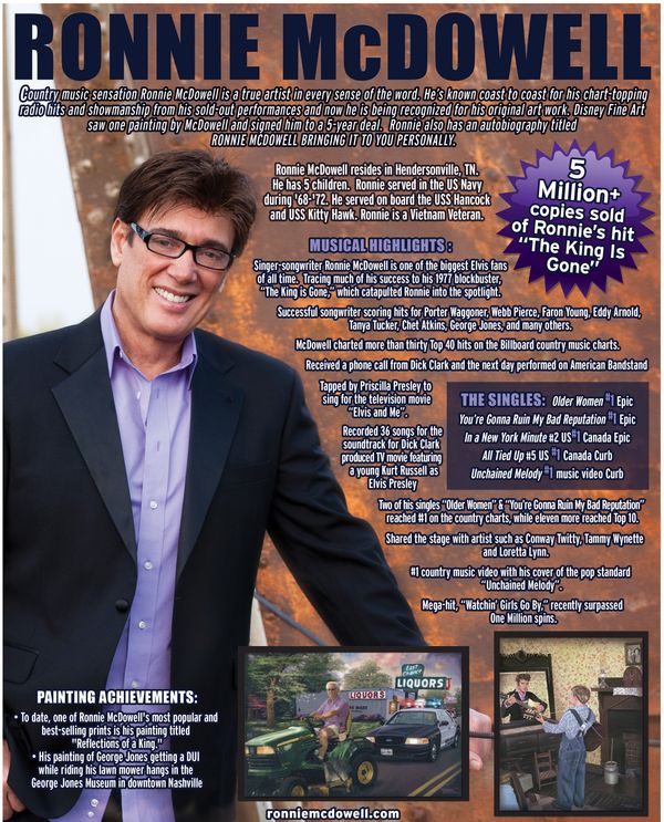 Ronnie McDowell - Press Kit