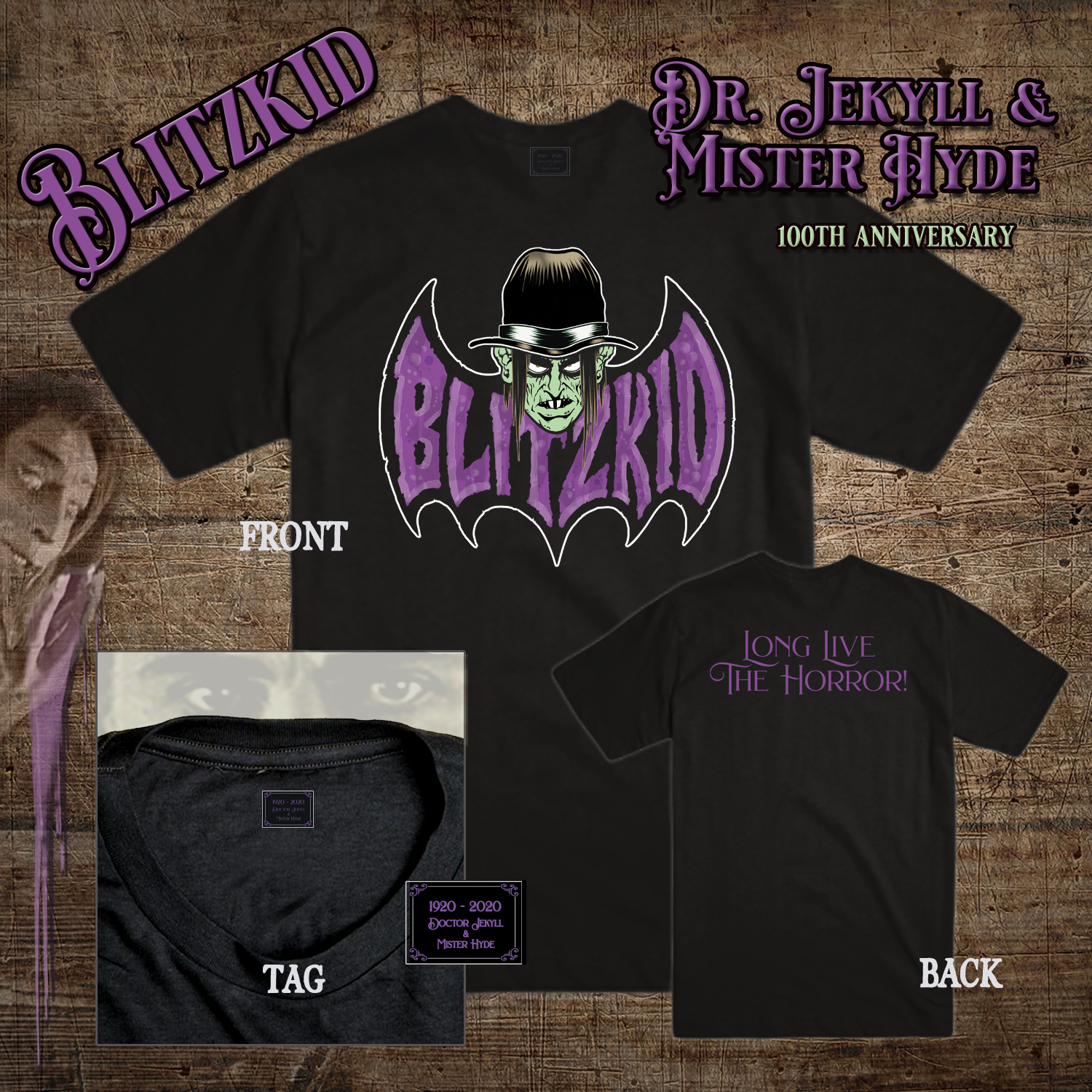 Blitzkid 100th anniversary Dr. Jekyll Commemorative Shirt