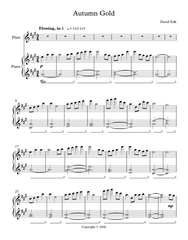 David Tolk - New Age Piano - Sheet Music