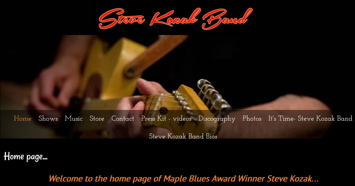 Steve Kozak Band - It's Time- Steve Kozak Band