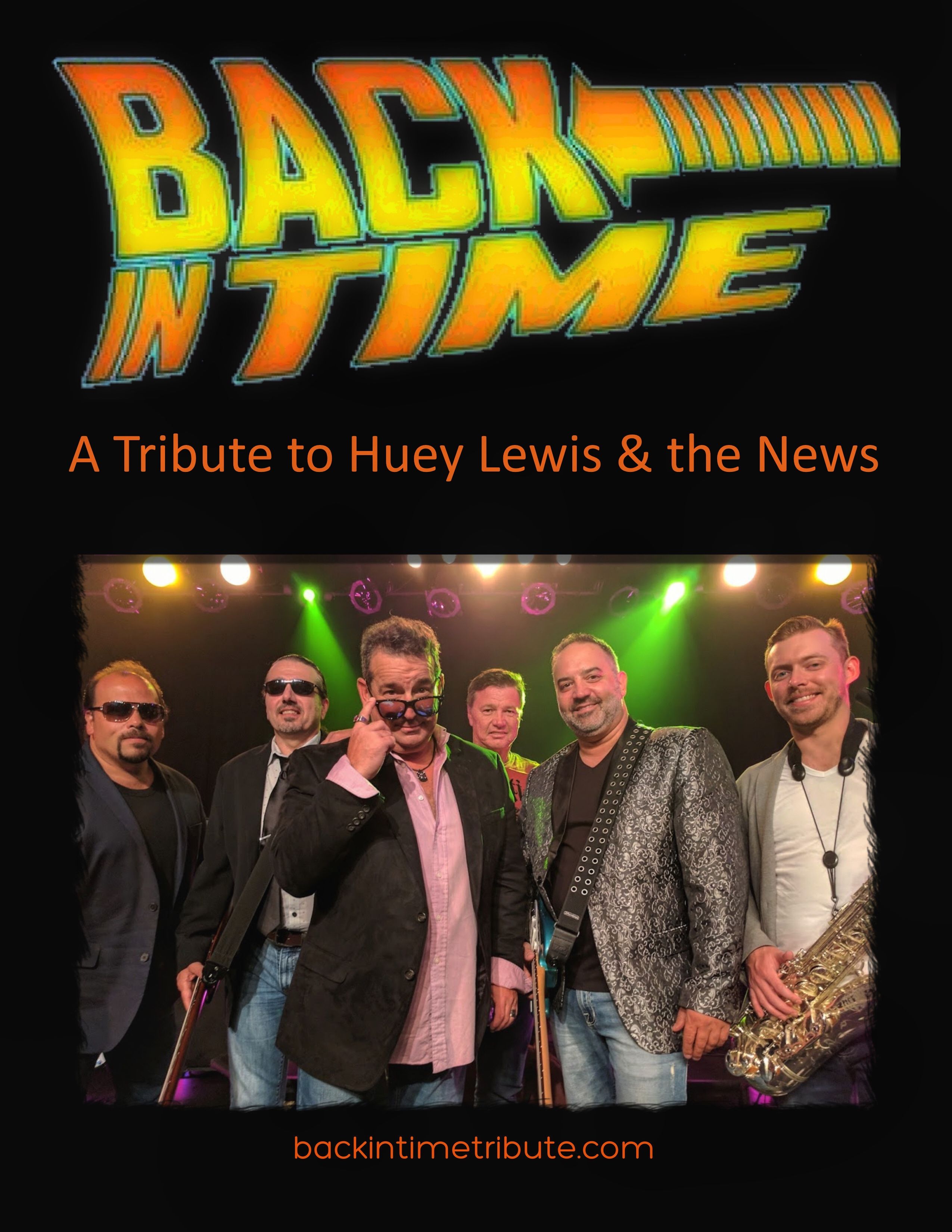 "BACK IN TIME" A Tribute to Huey Lewis & the News