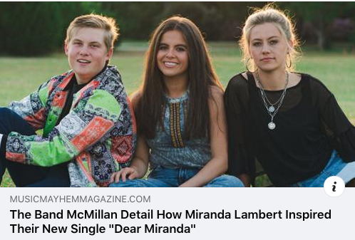 The Band McMillan - NEWS