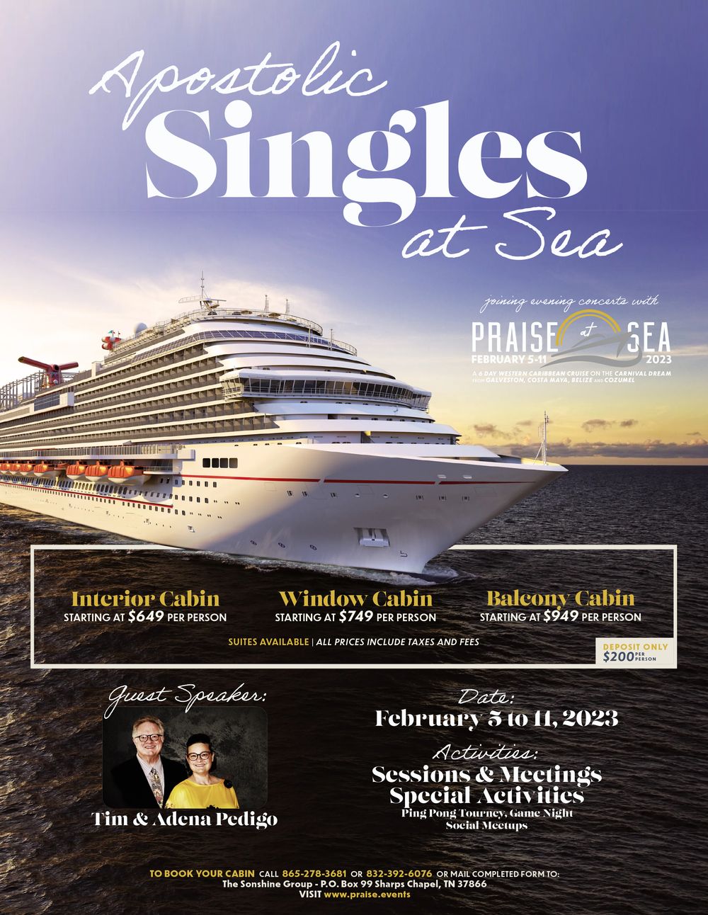 Praise Events - Praise At Sea