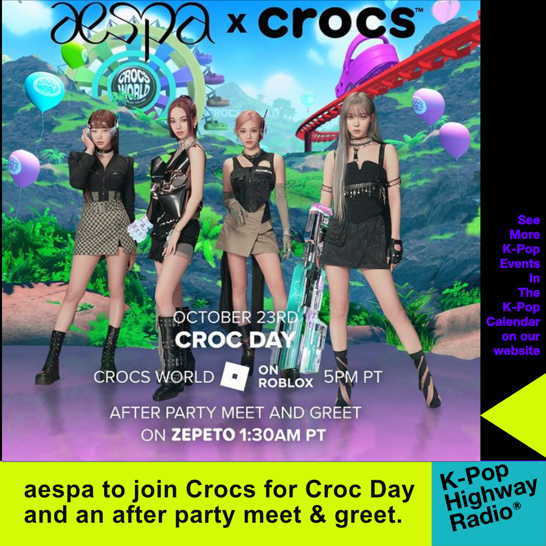 K-Pop Event: aespa & Crocs - Roblox & Zepeto
