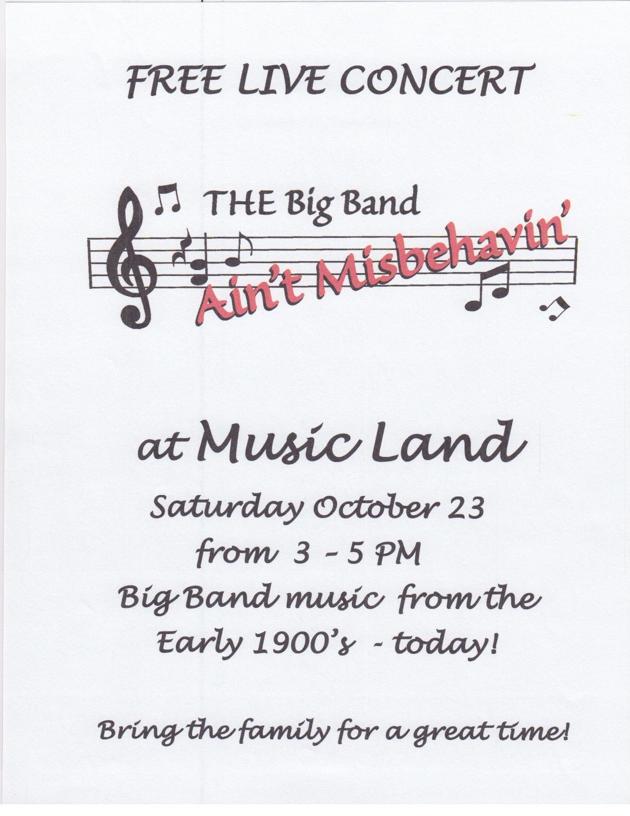 Ain't Misbehavin' Big Band