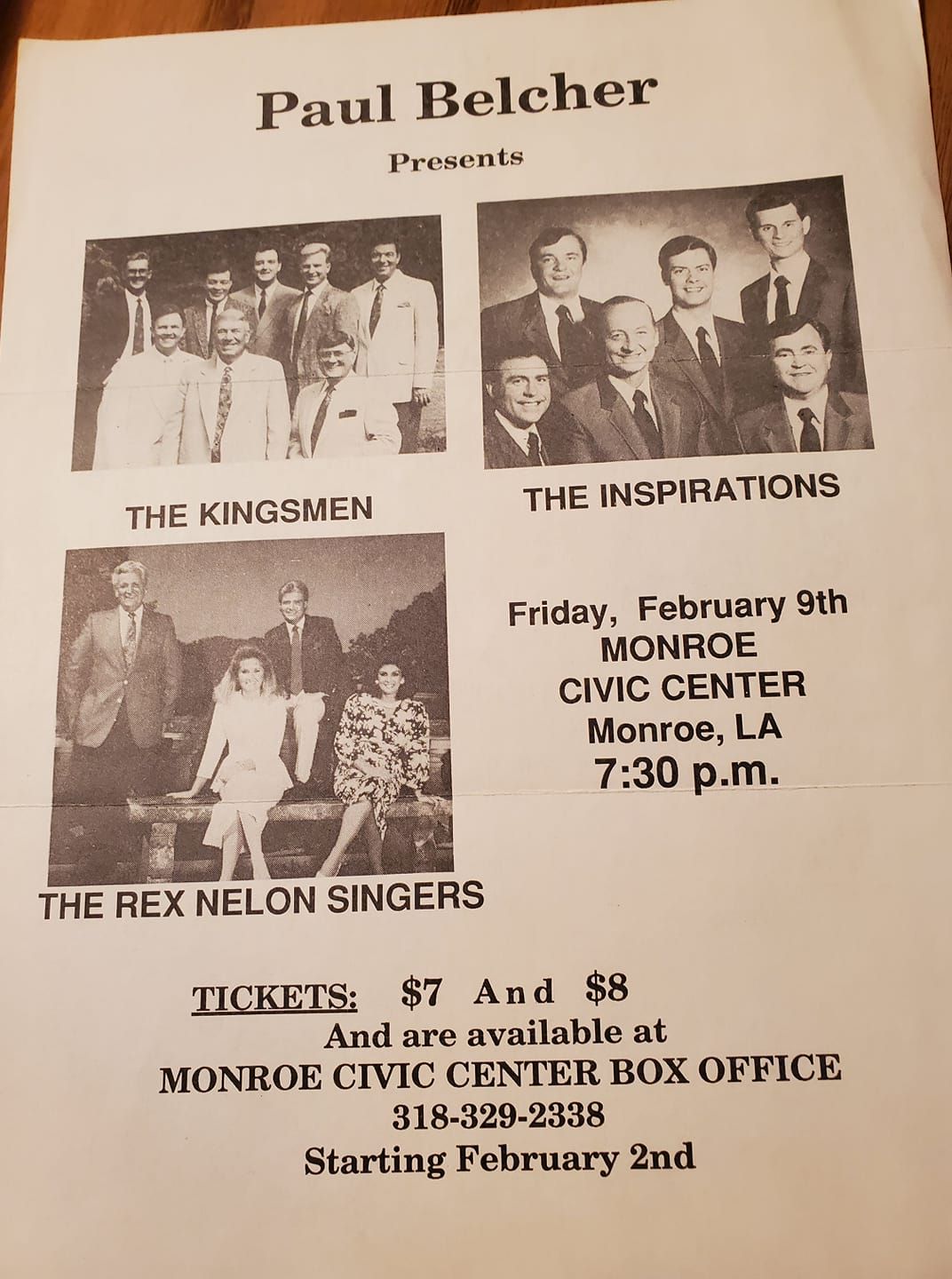 Paul Belcher Concerts - Photos