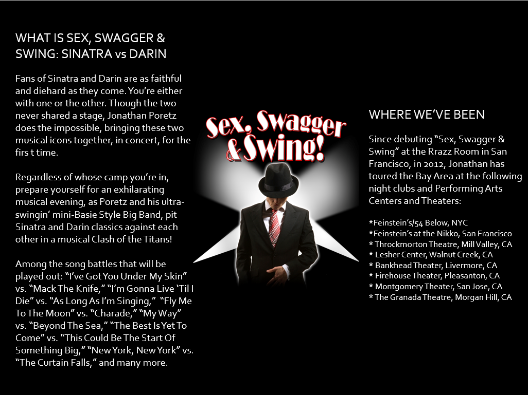 Jonathan Poretz Sex Swagger And Swing Sinatra Vs Darin