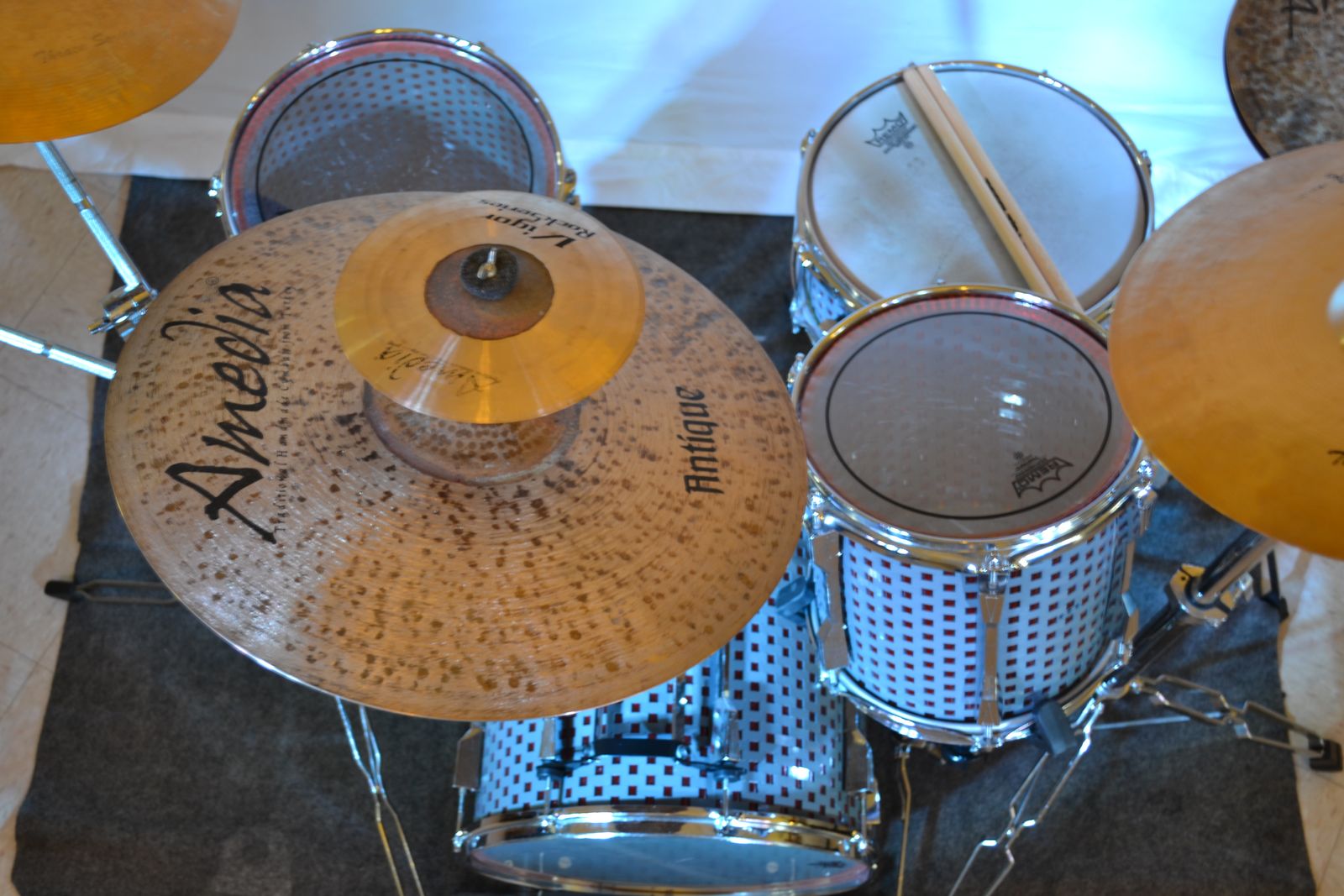 Brian Melick ~ uduboy music - News Article featuring Lego Drum Set by ...