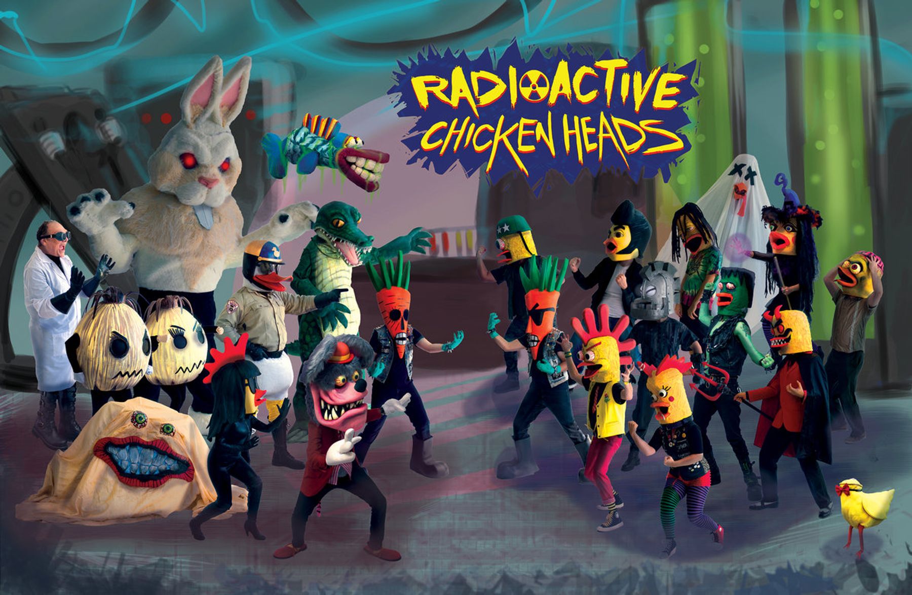 RADIOACTIVE CHICKEN HEADS