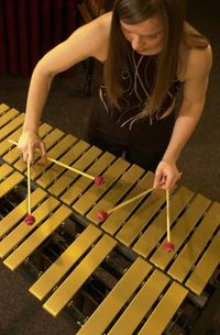 A xylophone, a marimba, a vibraphone?
