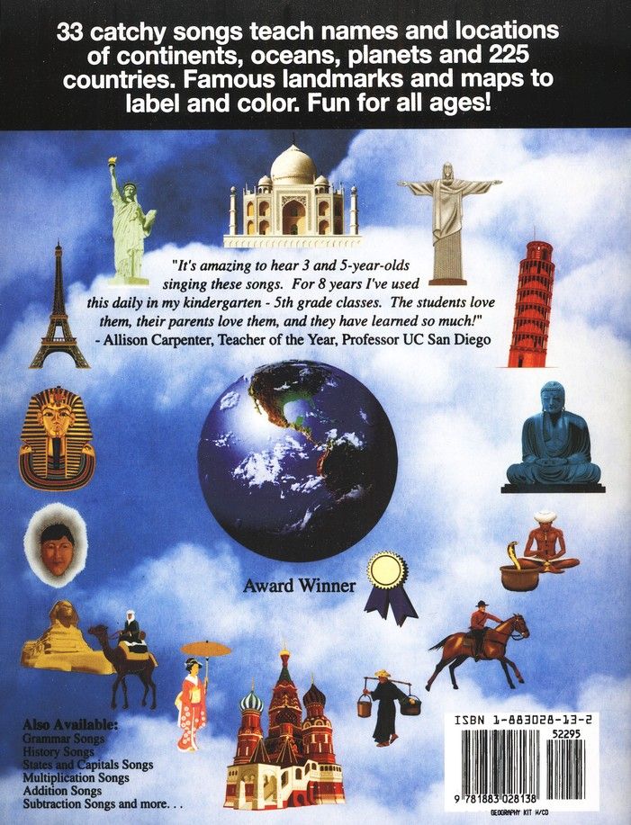 Kathy Troxel / Audio Memory (800)365-SING call to order - Geography ...