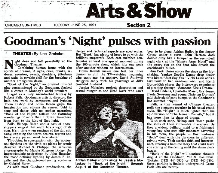 Louis Rosen - BOOK OF THE NIGHT - Press