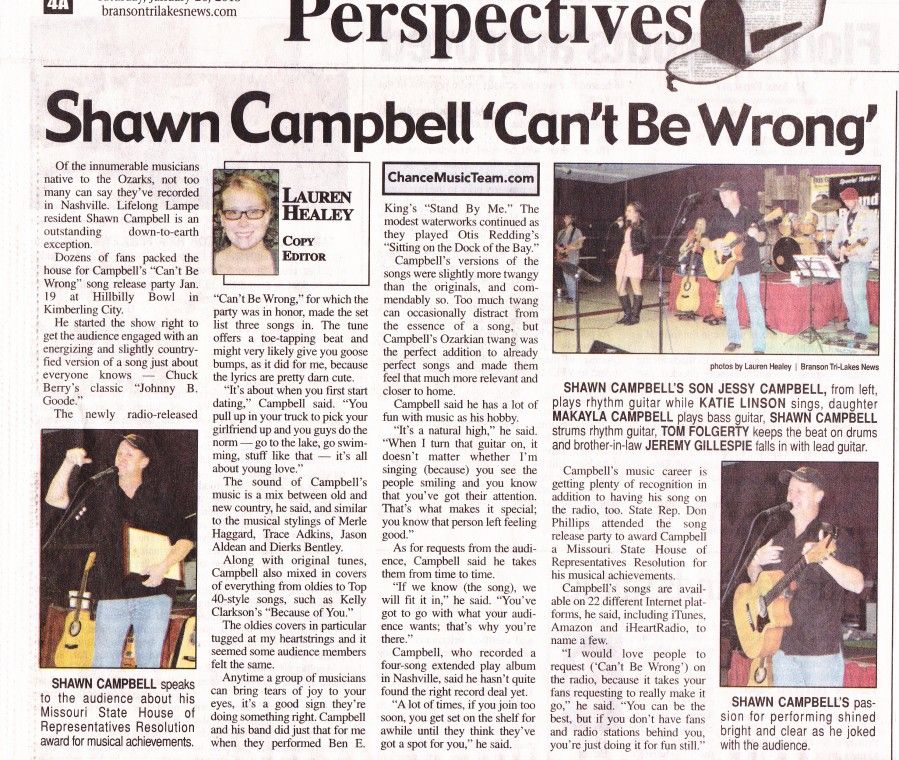 chancemusicteam.com - Shawn Campbell