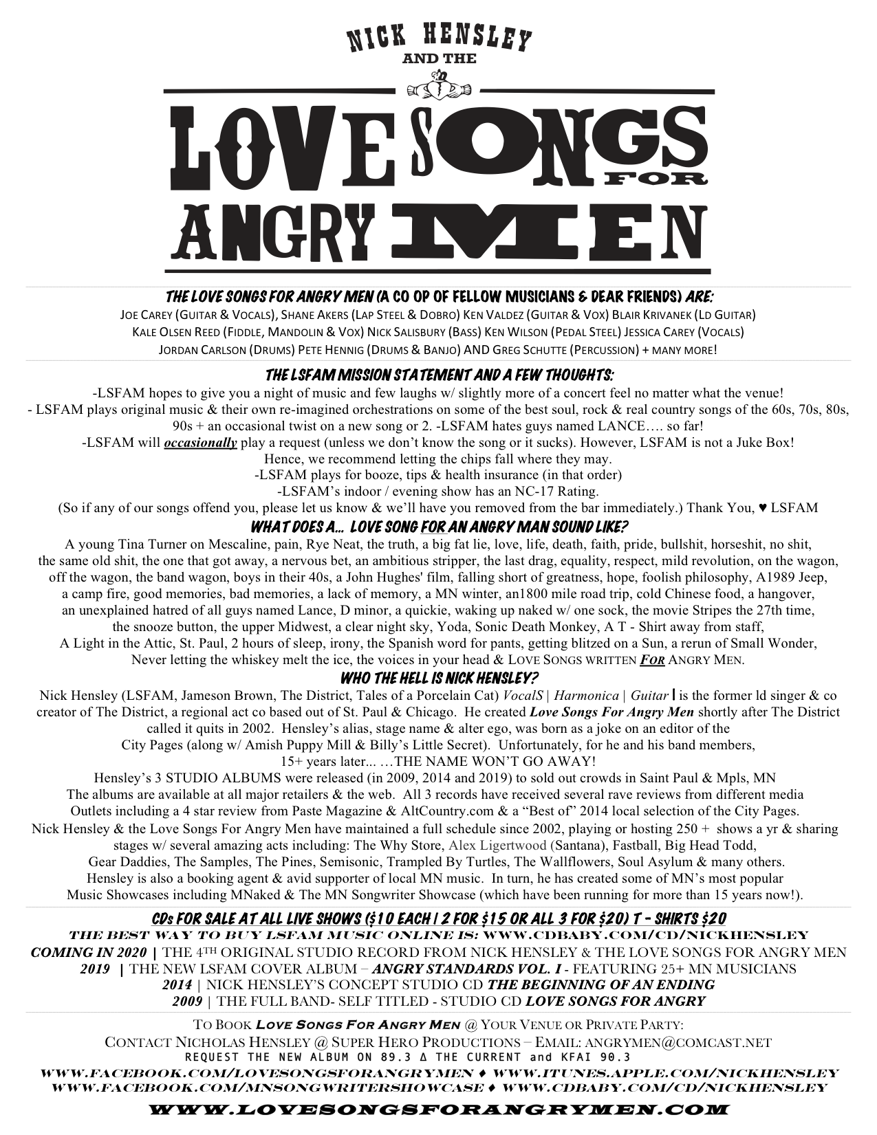 lovesongsforangrymen.com