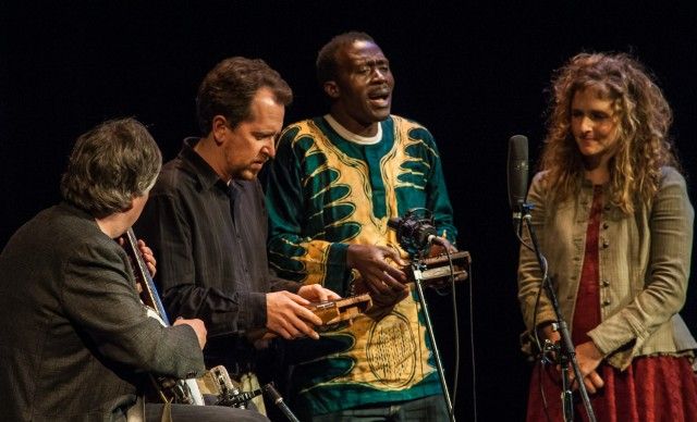 African Premiere of Gyil Concerti, Sarovar Festival 2015, Mark Stone Trio