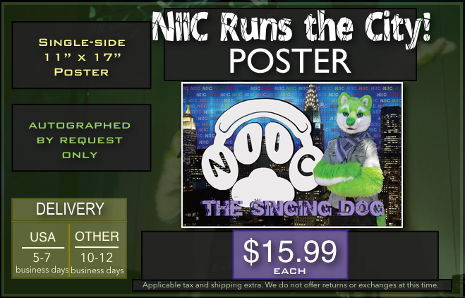 NIIC the Singing Dog - POSTERS