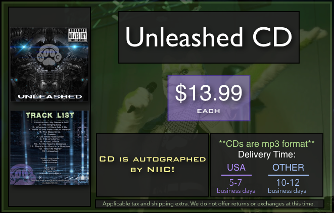 NIIC the Singing Dog - ALBUMS