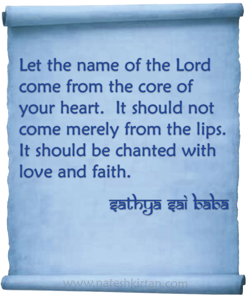 Natesh - 54 Quotes on Chanting