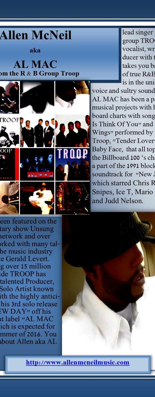 ALLEN MCNEIL MUSIC - BIO