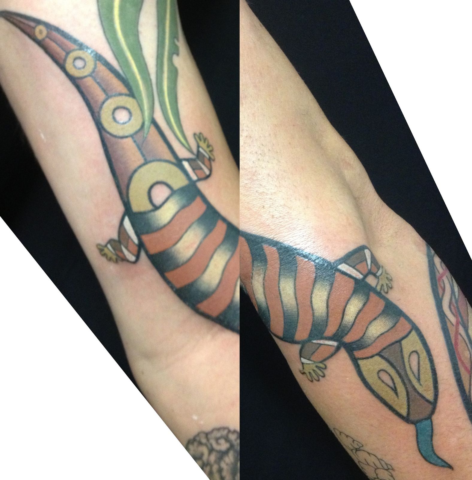 Australian Aboriginal style tattoos