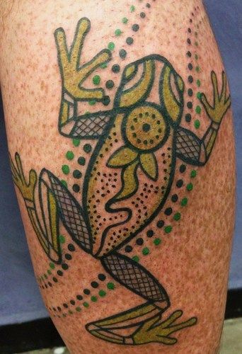 Australian Aboriginal style tattoos