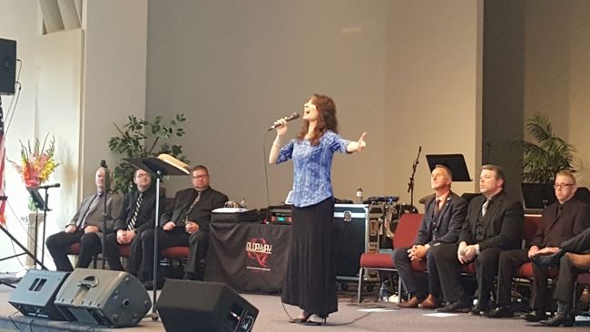 Sherry Anne part of SGNY's First Annual Hymn Sing